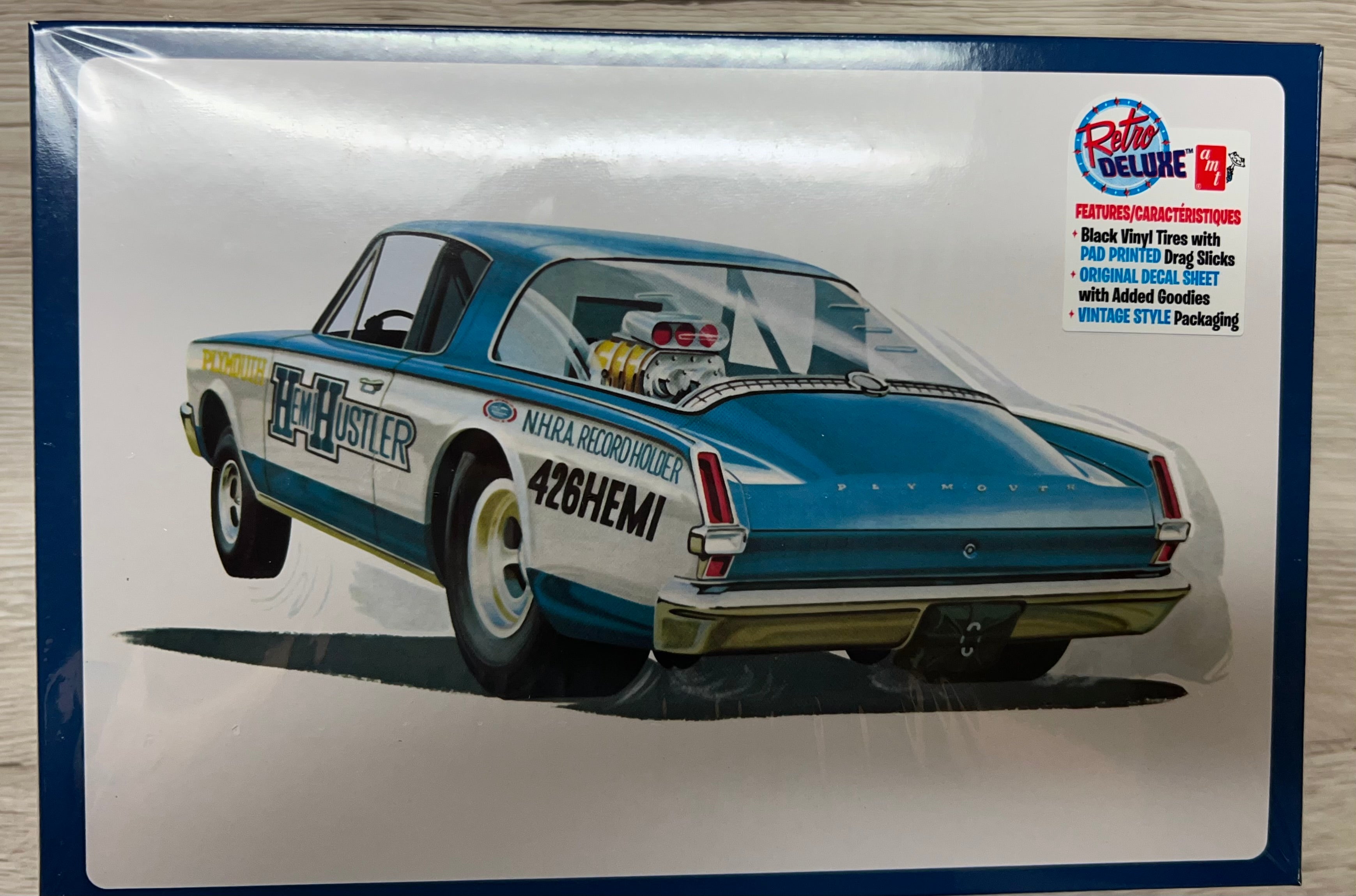 AMT # 1464 1966 Plymouth Barracuda Hemi Drag Car – WesModelCarCorner