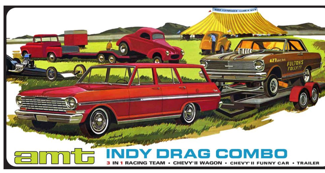 Preorder Nov/ Dec 2025 release! AMT#1520 Indy Drag Combo 3 kit combo ...