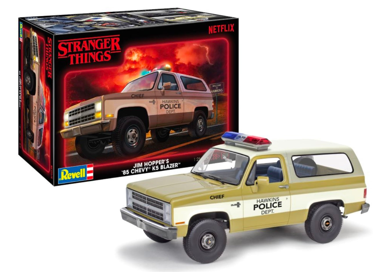 Revell USA # 4558 Stranger Things Jim Hopper’s 1985 Chevy K5 Blazer ...