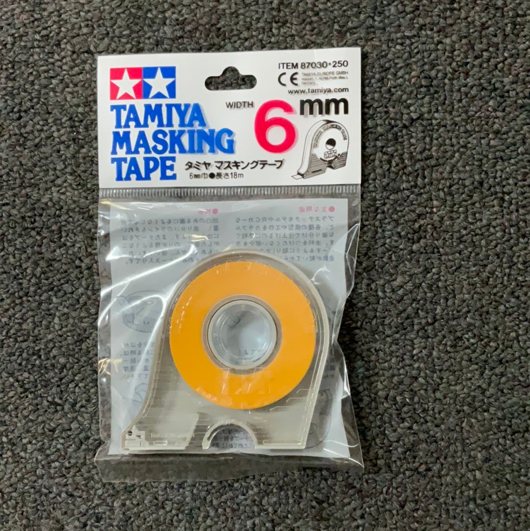 Tamiya Masking Tape with Dispenser 6mm – WesModelCarCorner