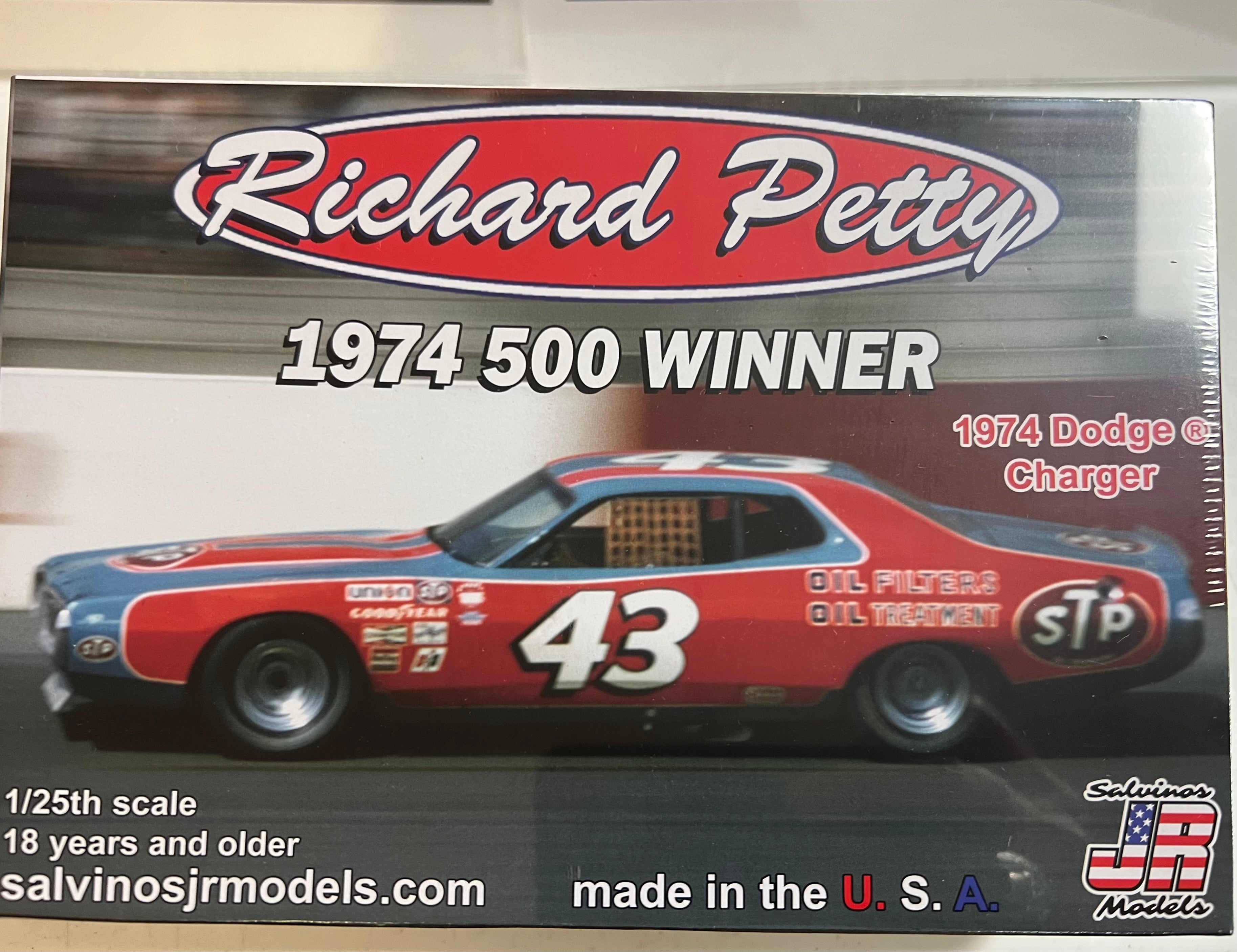 Salvinos JR models 1974 Petty Dodge Charger – WesModelCarCorner