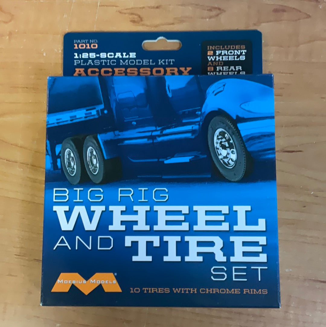 Moebius #1010 Big Rig Wheel and Tire set – WesModelCarCorner