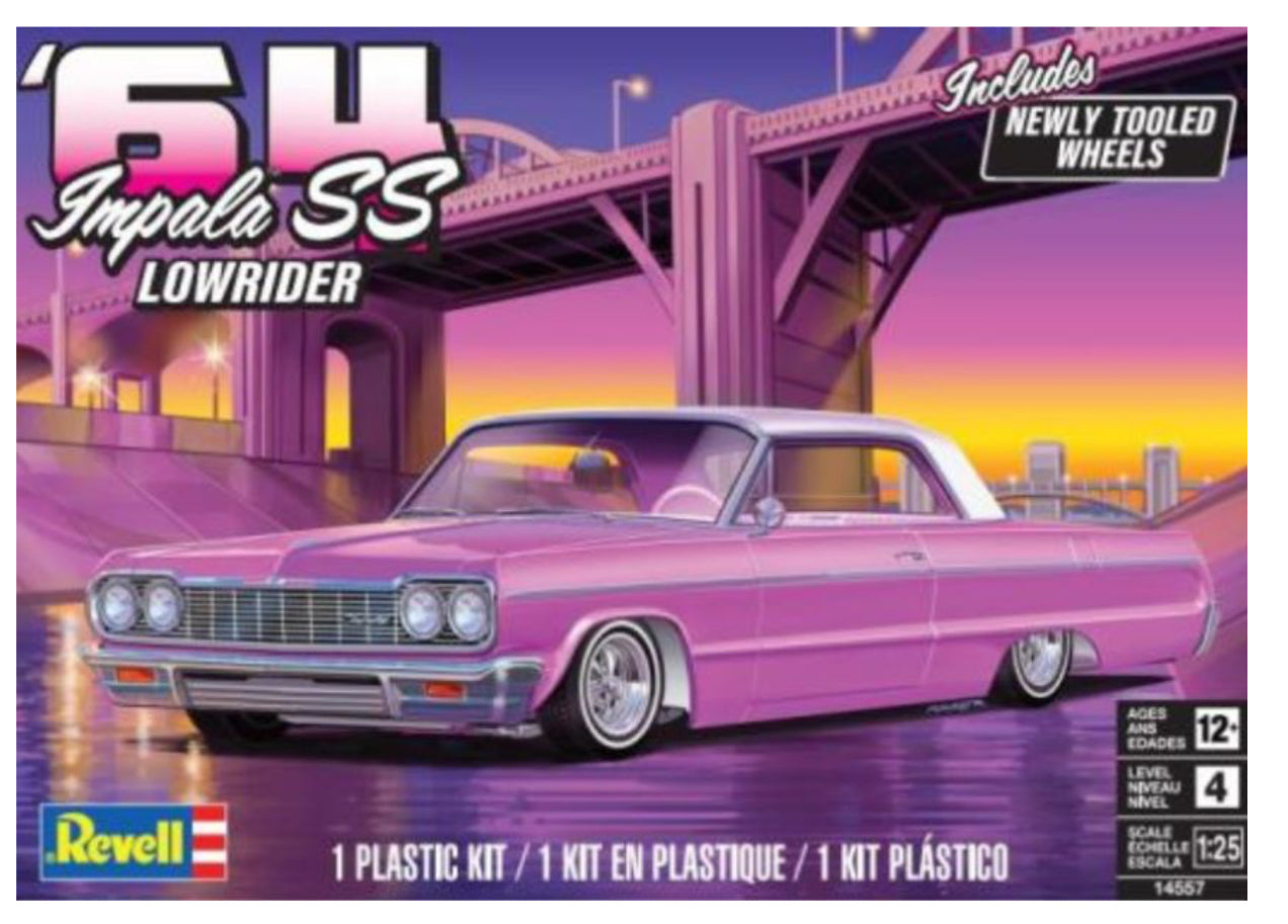 Revell #4557 1964 Impala SS Lowrider – WesModelCarCorner