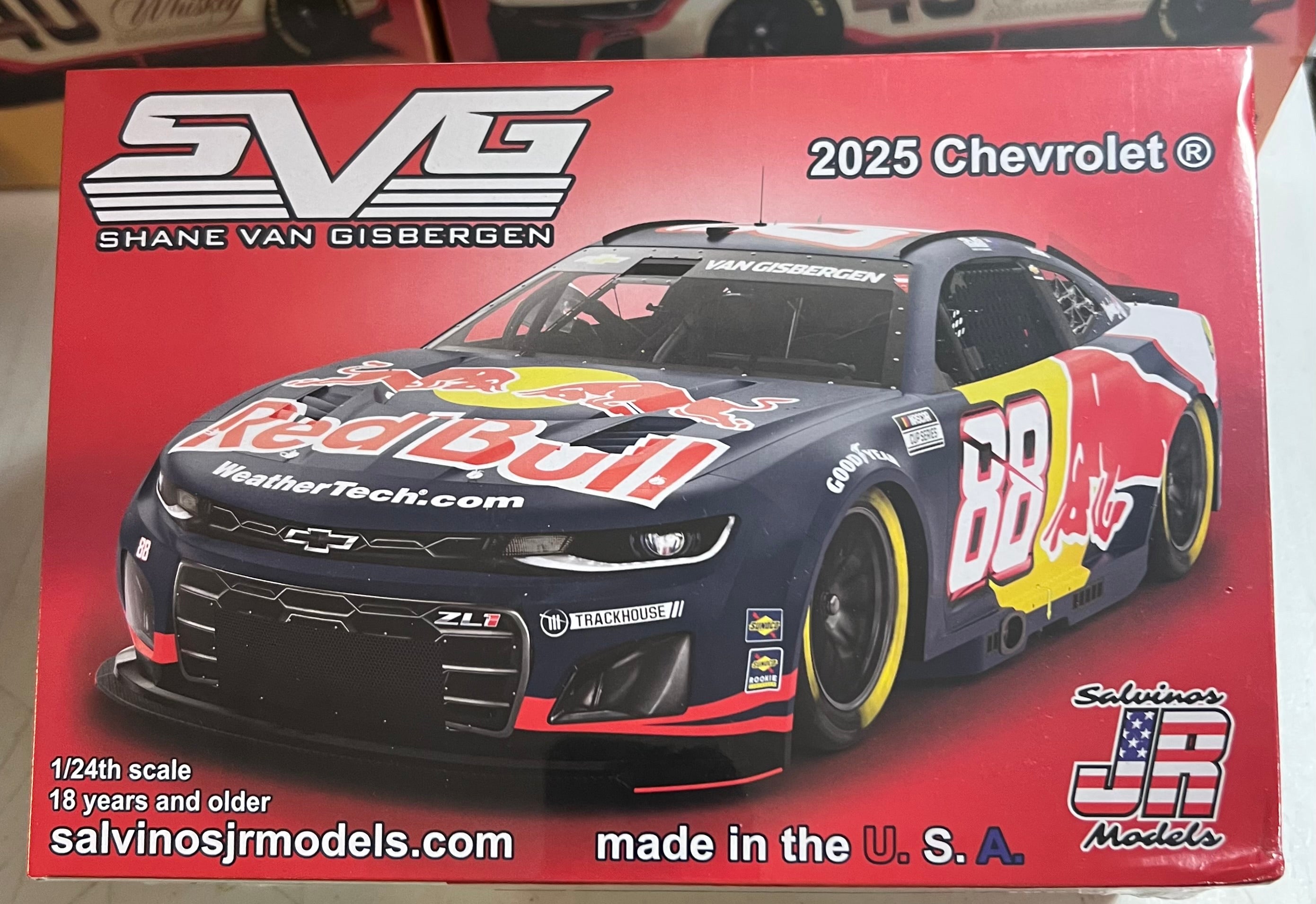 Salvinos JR models SVG Red Bull Camaro – WesModelCarCorner