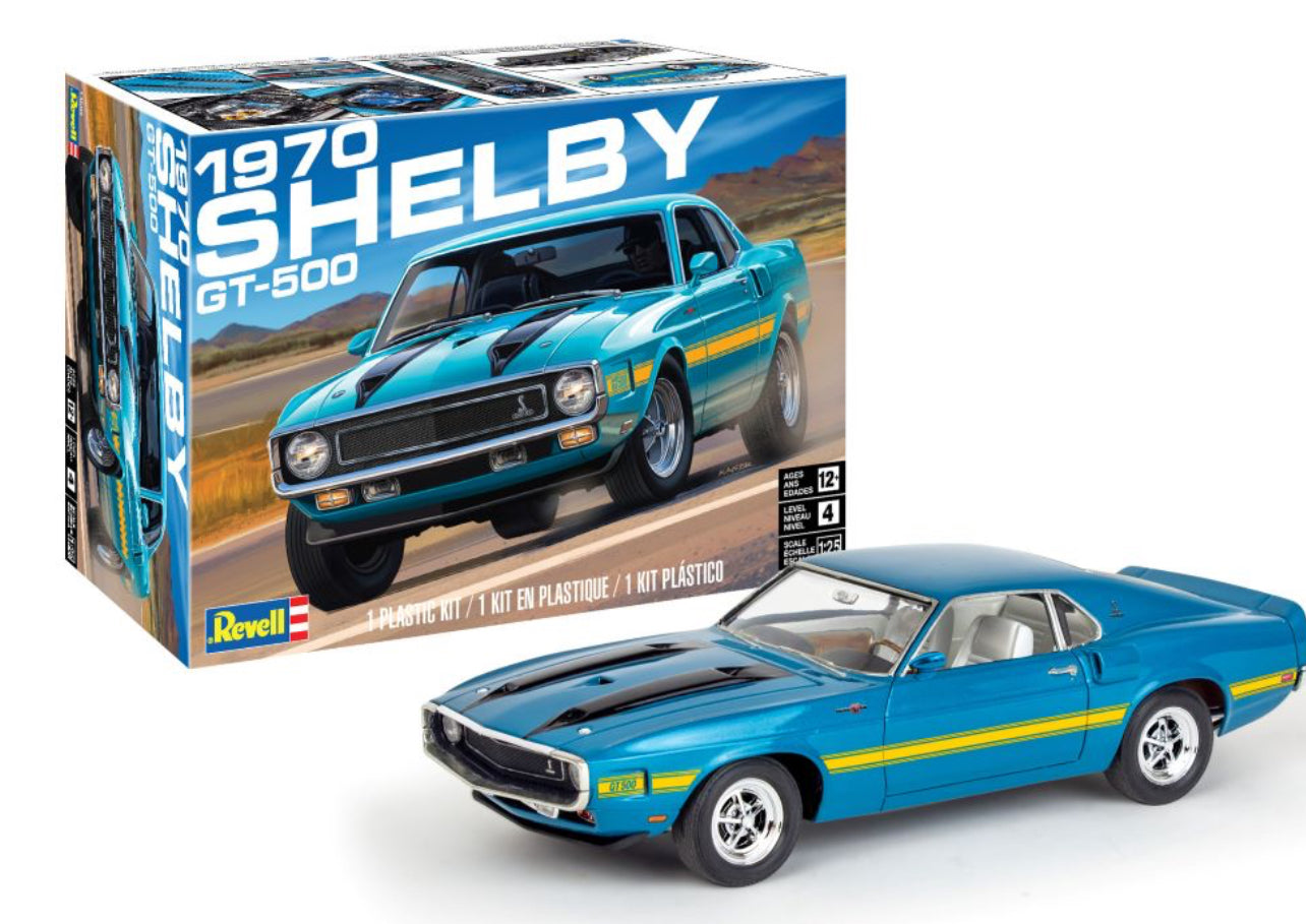 Revell USA 1970 Shelby GT500 Mustang – WesModelCarCorner