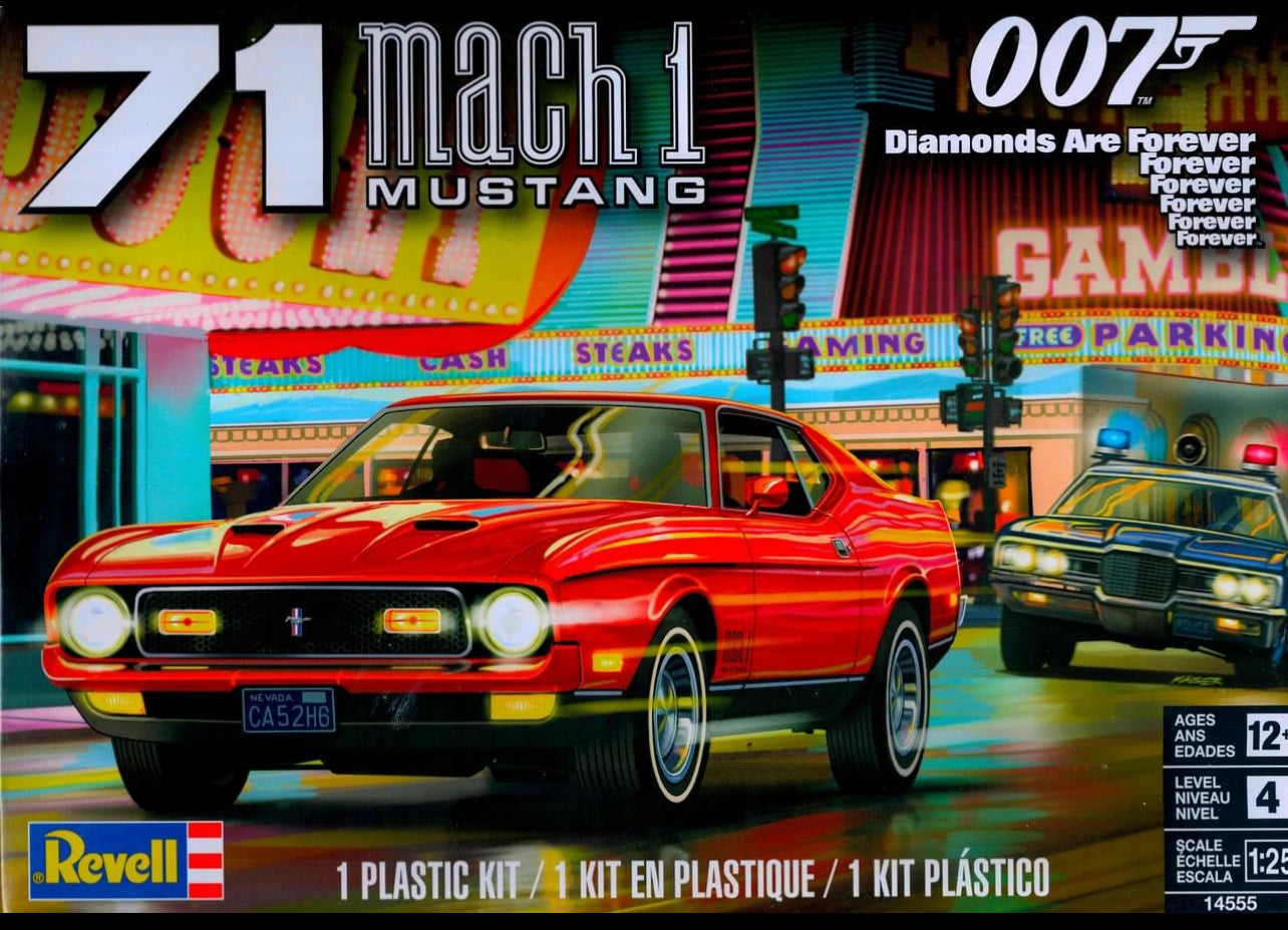 RMX # 4555 James Bond 007 1971 Mustang Mach 1 – WesModelCarCorner