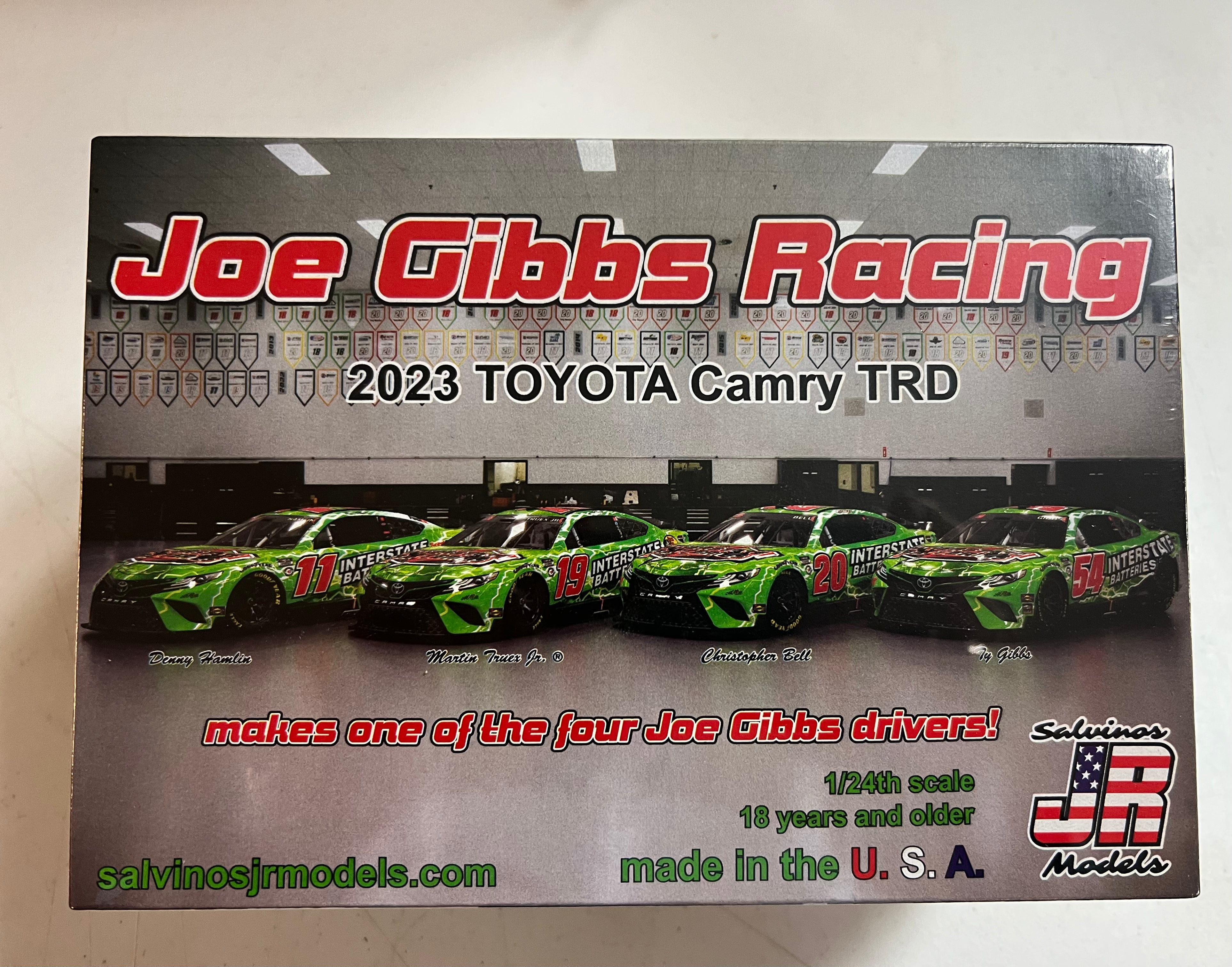 SalvinonJR Models JGT2023 1B Joe Gibbs Racing Toyota Camry ...