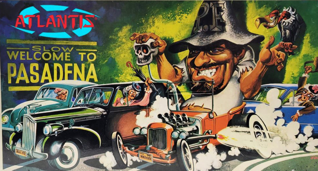 Atlantis # 1271 Ed Roth “Boss Fink”figure with car – WesModelCarCorner