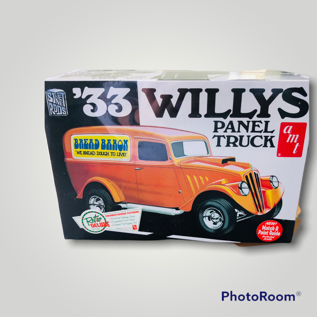 Discontinued Kit AMT ‘33 Willy’s Panel Truck – WesModelCarCorner