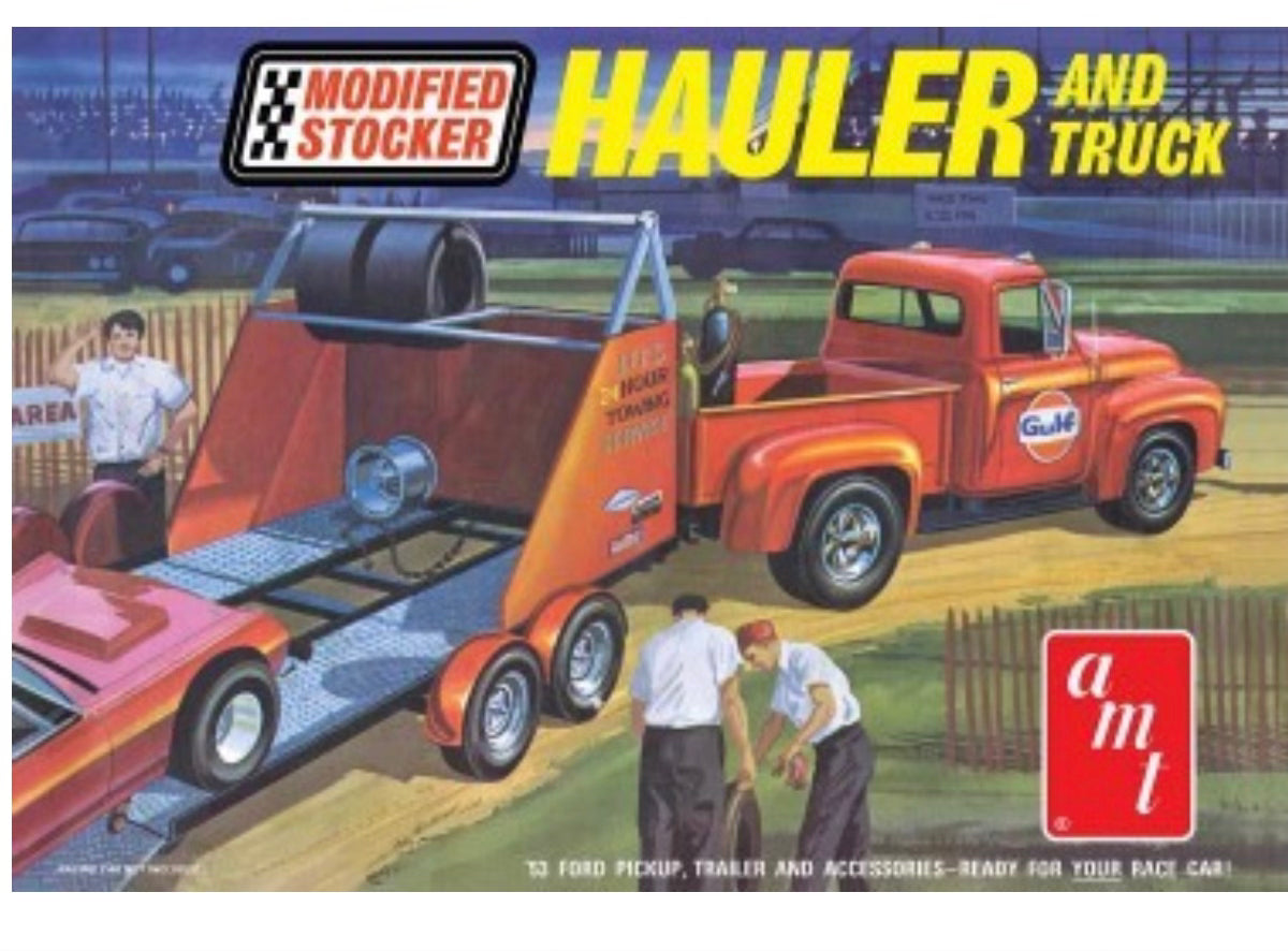 AMT#1310 Modified Stocker Hauler and ‘53 Ford Truck – WesModelCarCorner