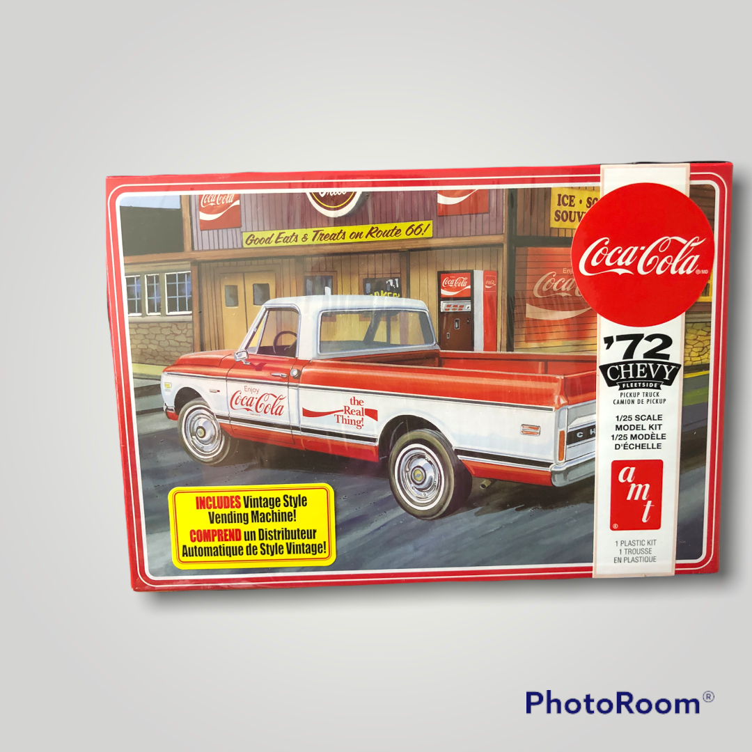 AMT Coca-Cola ‘72 Chevy Fleetside Pickup – WesModelCarCorner